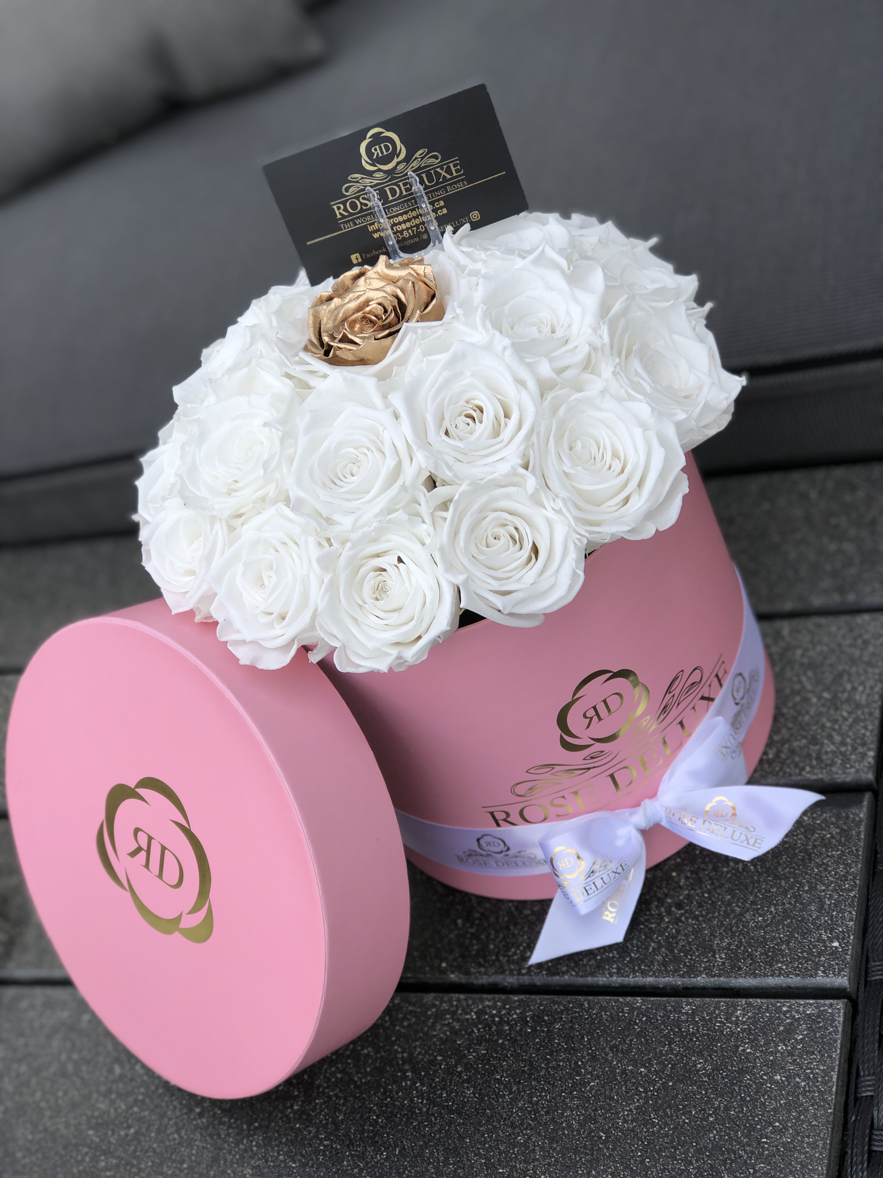 RD MEDIUM ROUND DOME SHAPE BOX – Rose Deluxe